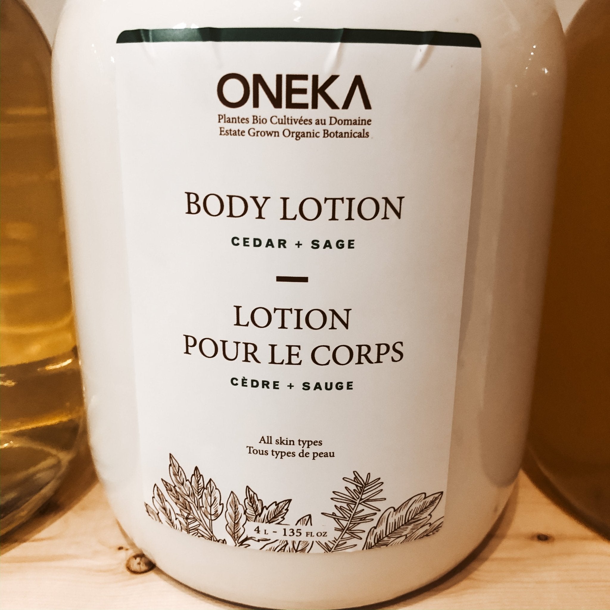 Oneka Body Lotion - Cedar & Sage – The Alternative